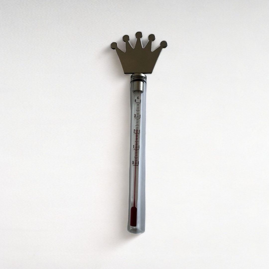 Vintage Mercury Thermometer/ Crown Thermometer/ Silver Vintage ...