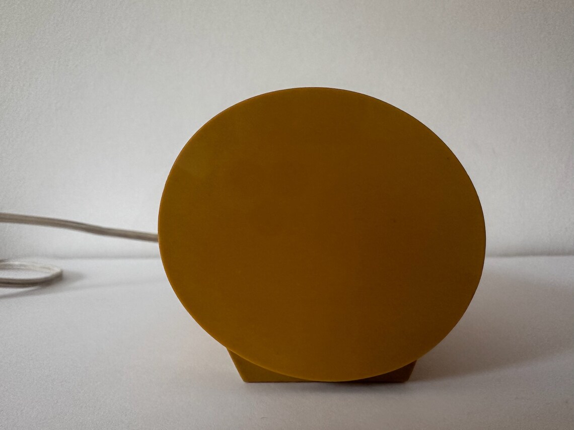 Vintage Mustard Flip Style Clock Sankyo Joy-clo/ Mid-century Design ...