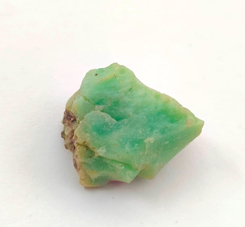 Natural Australia Chrysoprase Rough Gemstone: Untreated Green Stone - Etsy