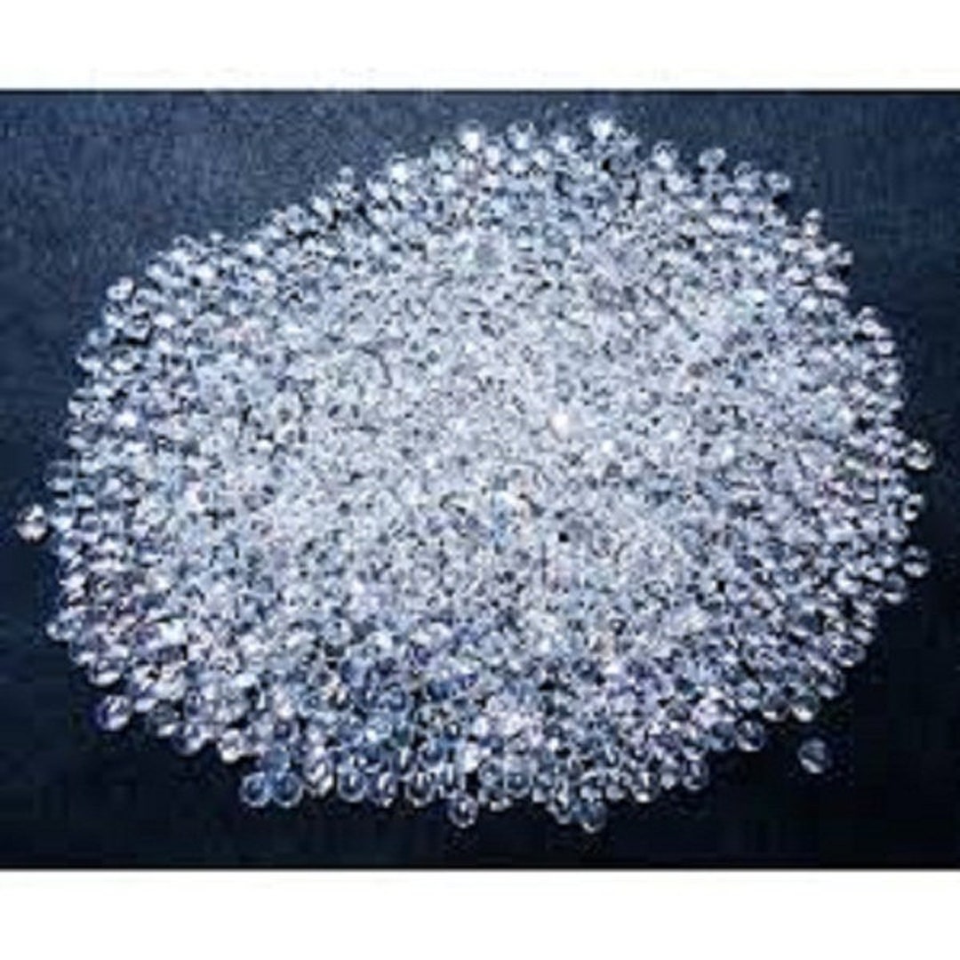 1 Packet 1000 Pcs 1 MM White Color Dimond Cut Zircon Loose Gemstone Lot ...
