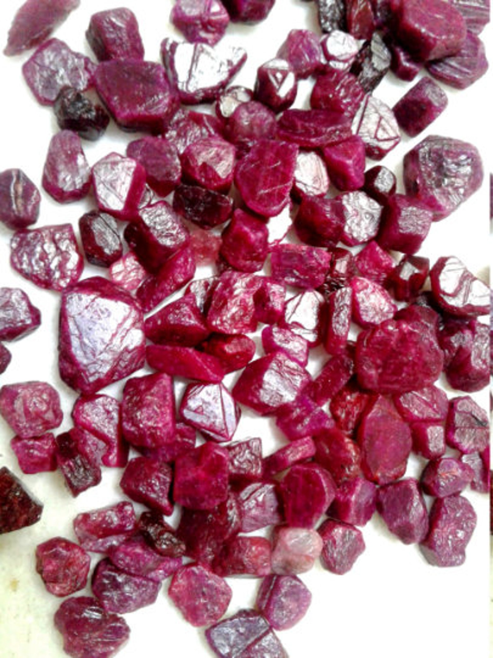 Burma Ruby Rough, Natural Rubies Red Ruby Rough Wholesale Lot Loose ...