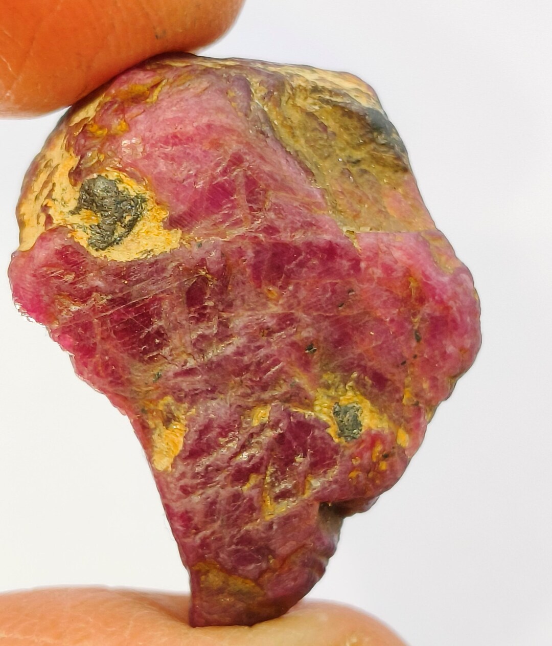 Natural Pink Burma Ruby Rough Gemstone - Untreated, Unheated - Etsy