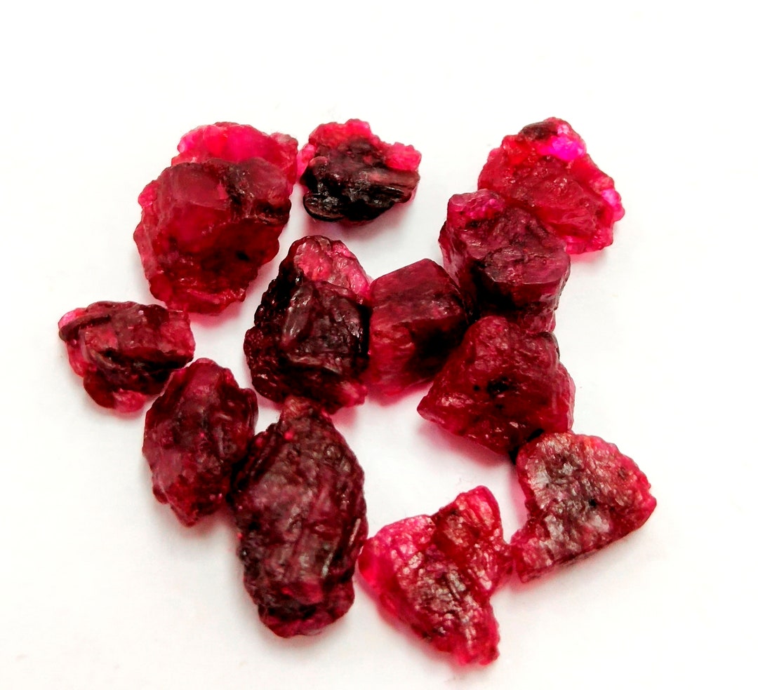 Raw Red Beryl (bixbite) Gemstone Lot - African Rough - Etsy