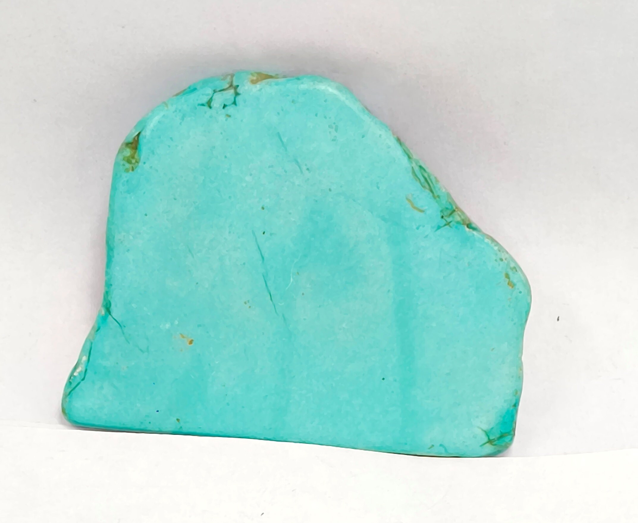 189 Cts Natural Uncut Turquoise Blue Polished Slab Rough Loose Gemstone ...