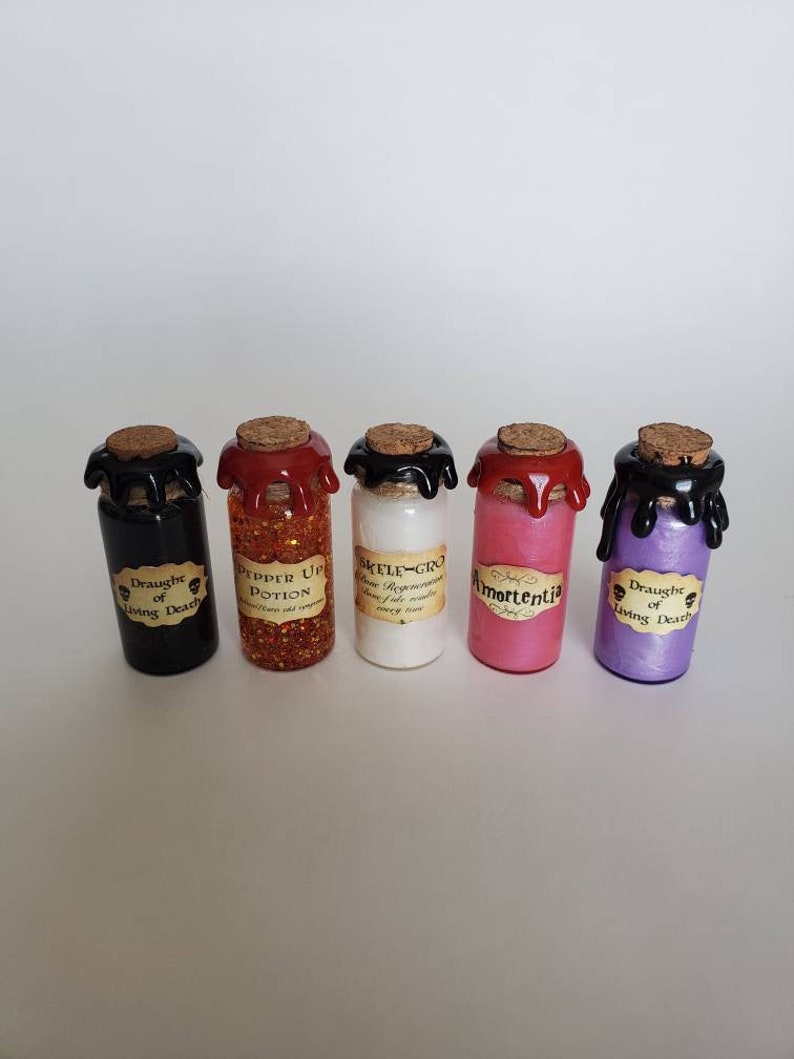 Mini Magic Potion Bottles Wizard Potions Potion Bottles | Etsy