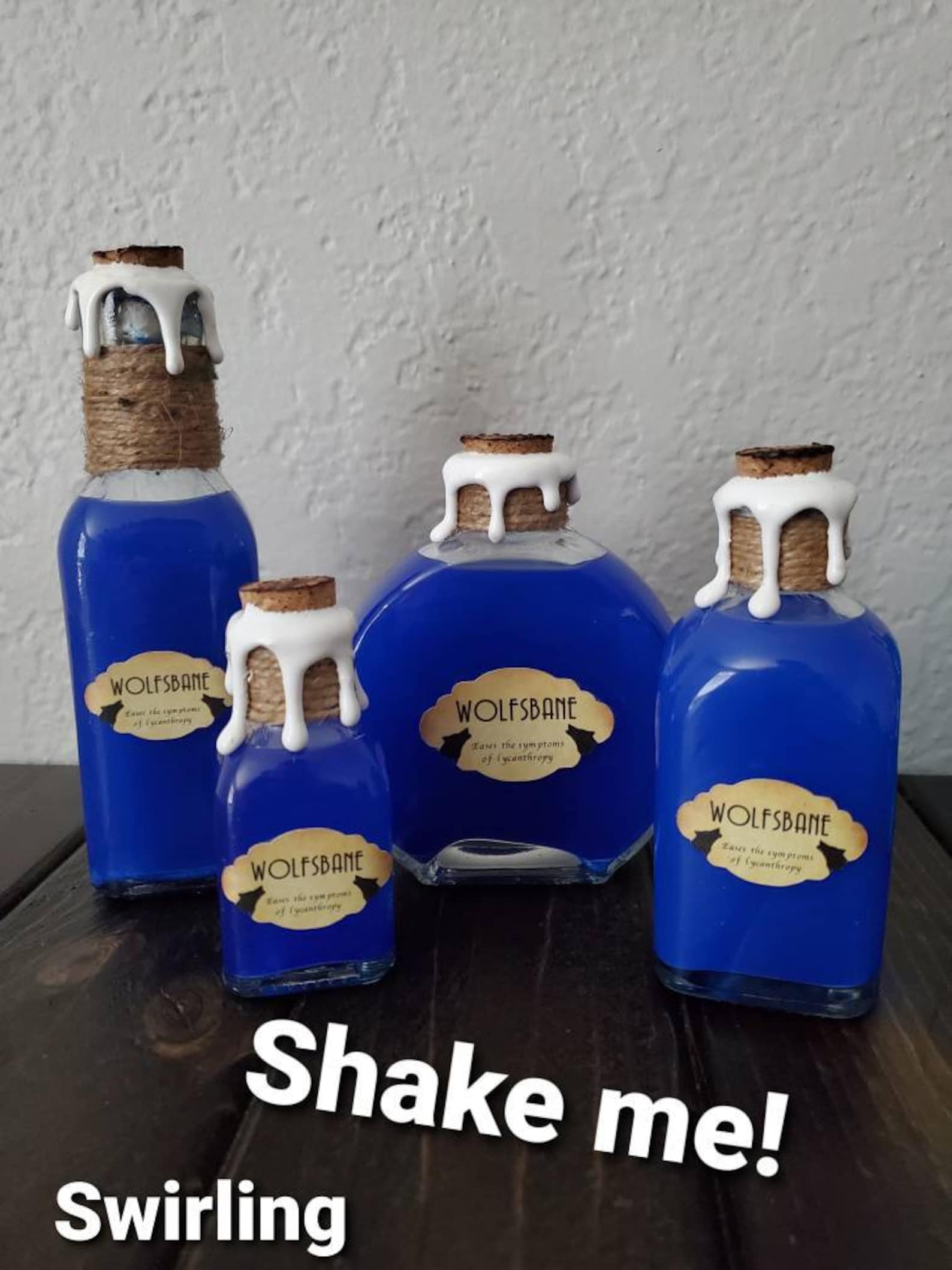 Wolfsbane Potion Werewolf Potion Magic Potion Bottles | Etsy