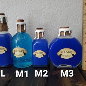Wolfsbane Potion, Werewolf Potion, Magic Potion Bottles, Wizard Potions ...
