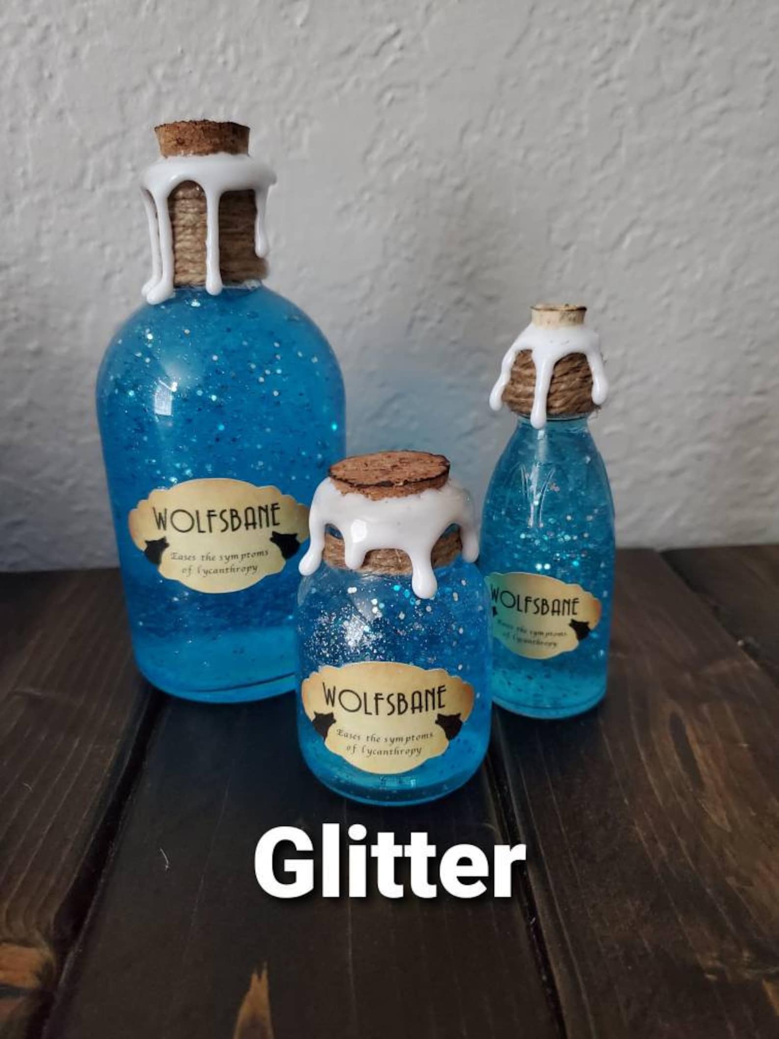 Wolfsbane Potion Werewolf Potion Magic Potion Bottles | Etsy