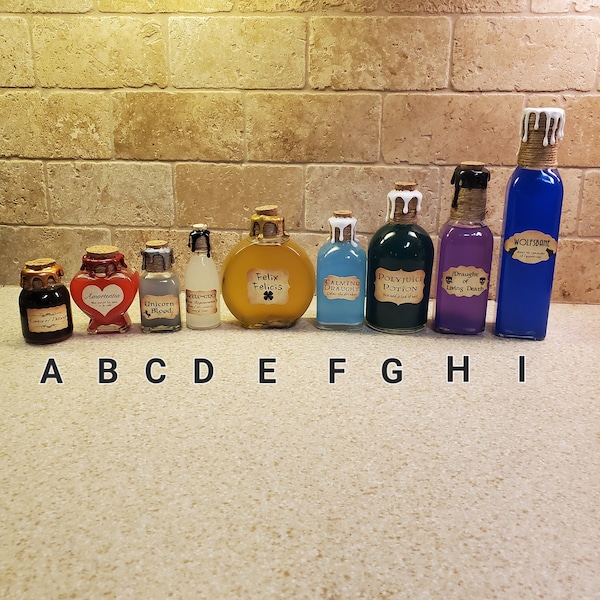 Mini Potion Bottles - Etsy