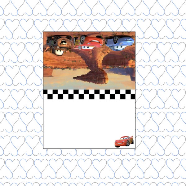 Disneys Cars Food Labels - Etsy