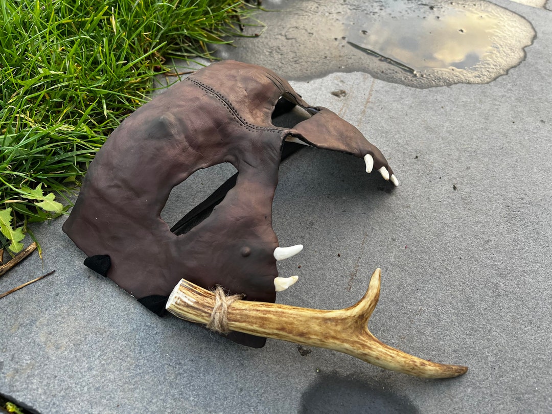 Hunters Death Mask Half Mask Post Apocalypse Scary Creepy Wild - Etsy