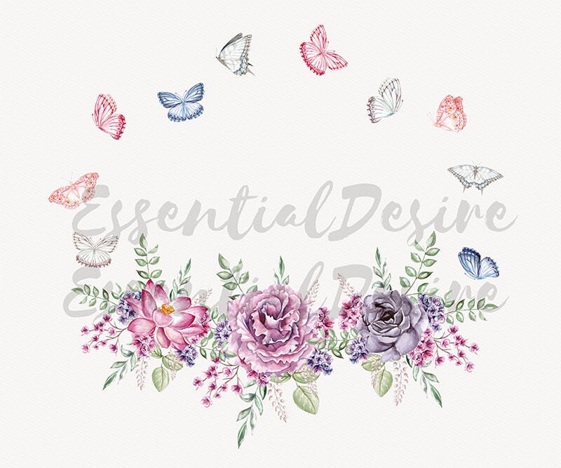 Butterfly Watercolor Clipart Digital Butterfly Clip Art - Etsy