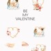 Romantic Valentines Watercolor Clipart Love Background Vine - Etsy