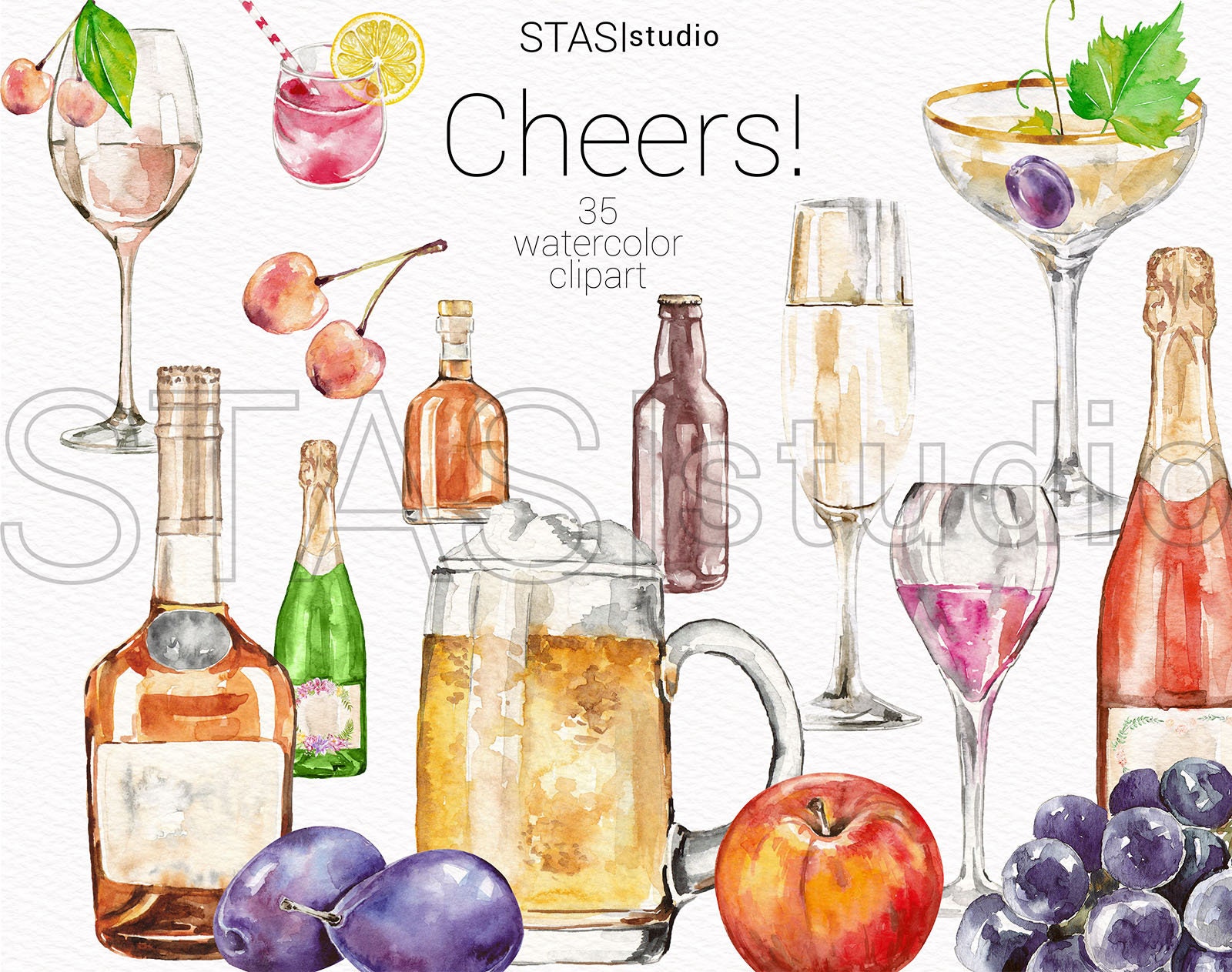 Cheers Drinks Clipart