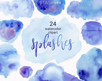 Watercolor Digital Paper Watercolor Scrapbook Paper - Etsy