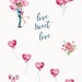 Watercolor Valentines Clipart Love Background Romantic Couple ...