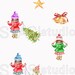 Winter Fun Watercolor Clipart Set Christmas Clipart Little - Etsy