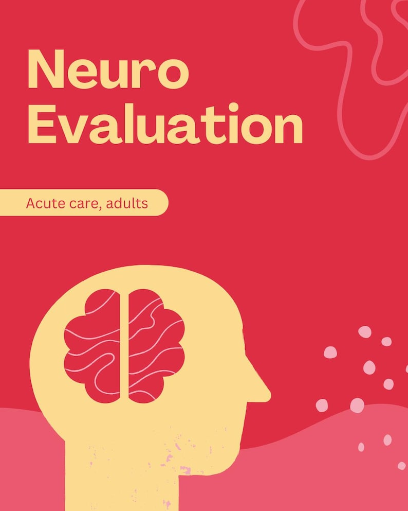 OT Neuro Evaluation Form - Etsy