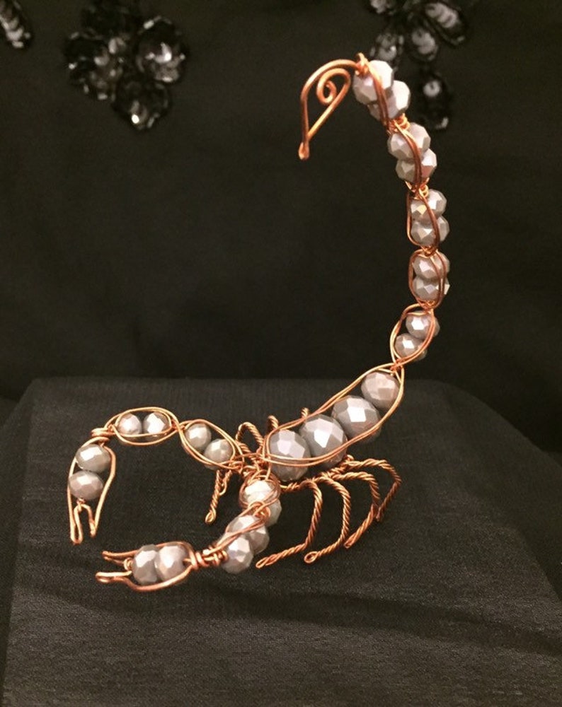 Copper Scorpion, Handmade Copper Scorpion Figurine - Etsy