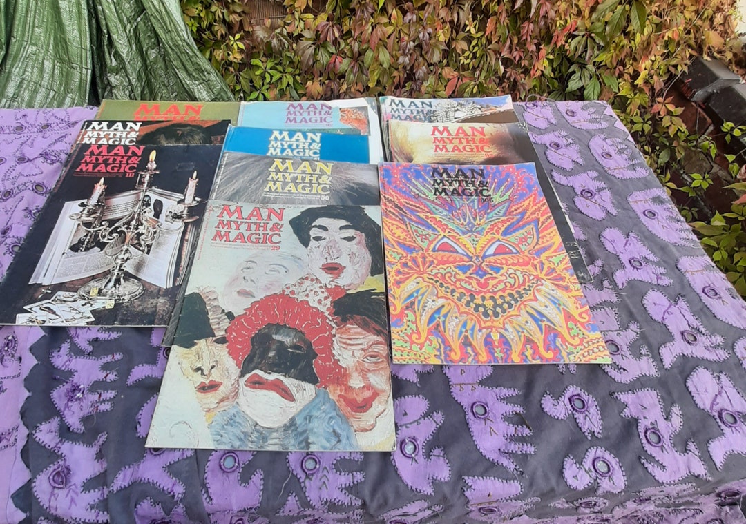 Man Myth and Magic Occult Magazines 70s Partwork 10 Odd Numbers ...