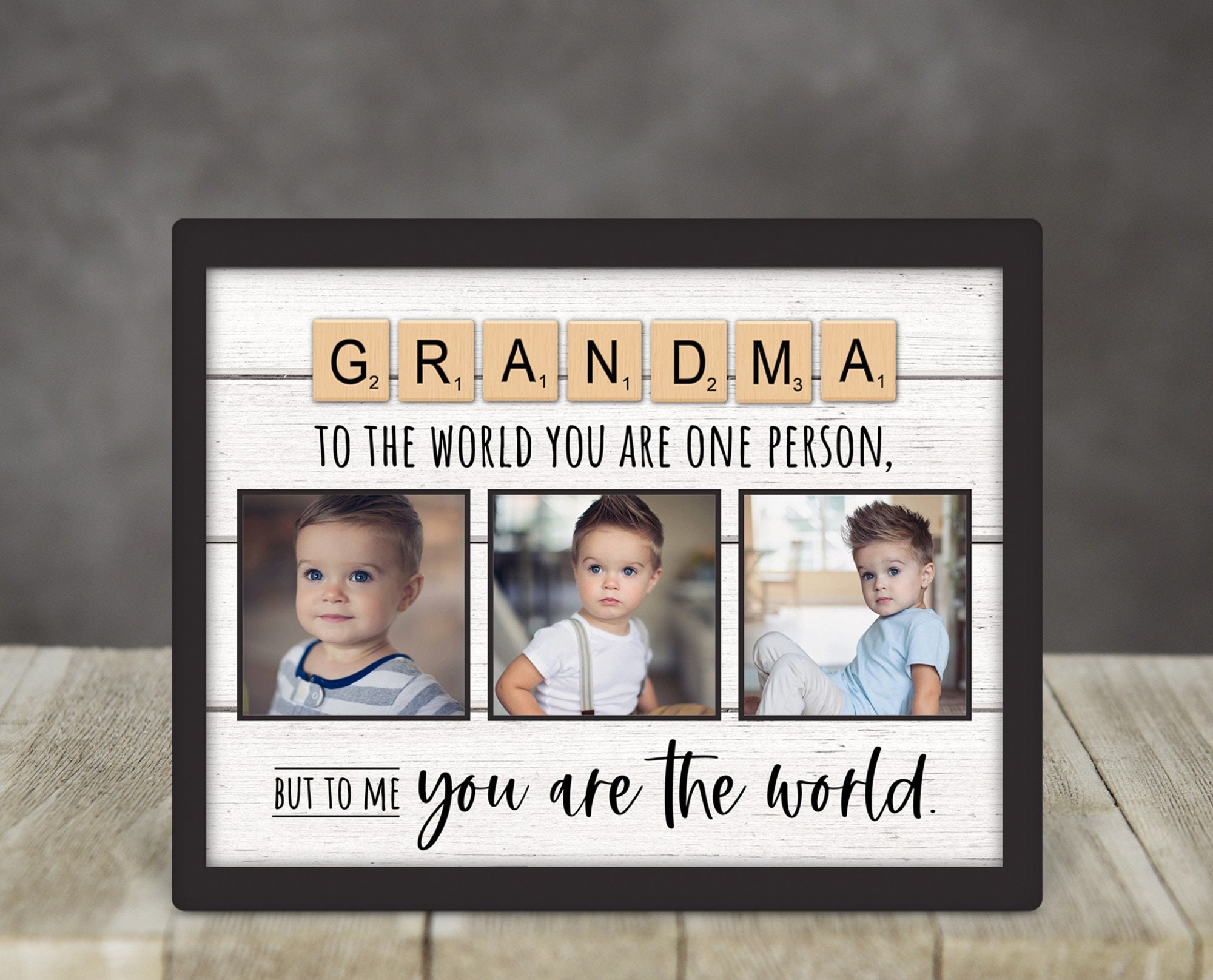 Grandma Scrabble Tile Picture Frame Mother's Day Gift | Etsy