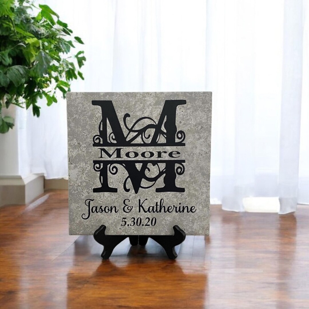 Family Name Plaque, Family Name Sign, Newlywed Gifts, Last Name Sign ...