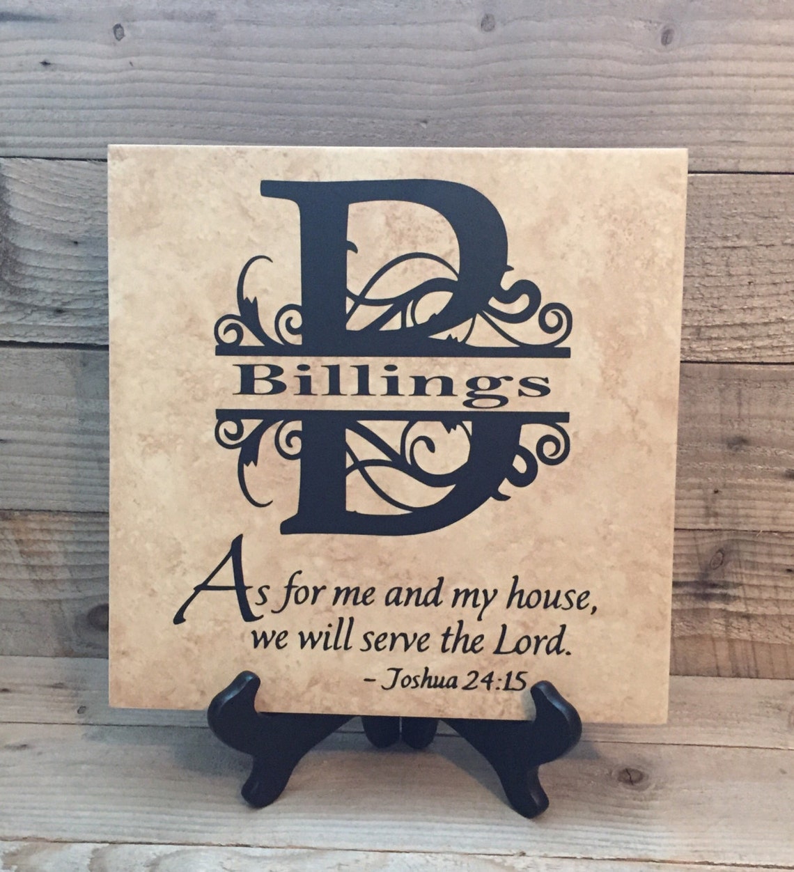 Personalized Scripture Sign Tile Religious Gifts Gift for | Etsy