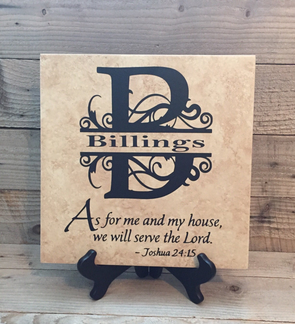 Personalized Scripture Sign Tile Religious Gifts Gift for | Etsy