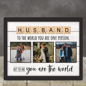 Husband Picture Frame, Special Unique Gift for Husband, Valentine's Day ...
