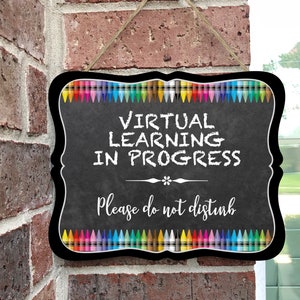 Homeschool Sign, Homeschool in Session, Do Not Knock or Ring Doorbell ...