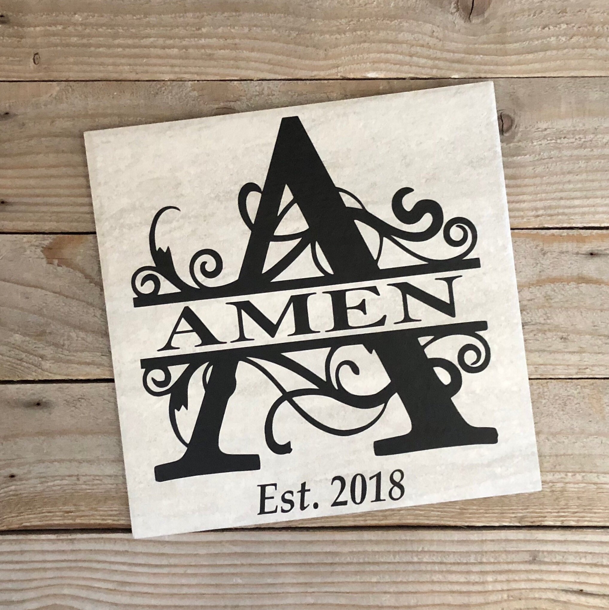 Personalized Last Name Sign Wedding Gift Couple Anniversary | Etsy
