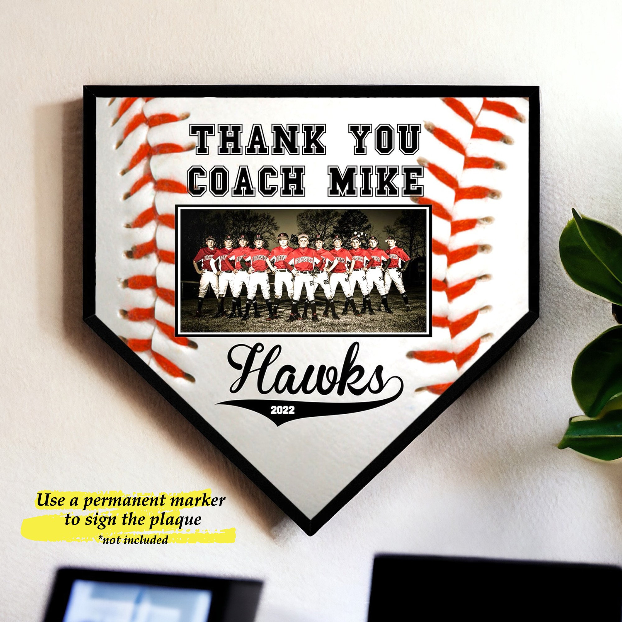 Baseball Coach Gift, Baseball Gifts, Baseball Plate, Baseball Plaque ...