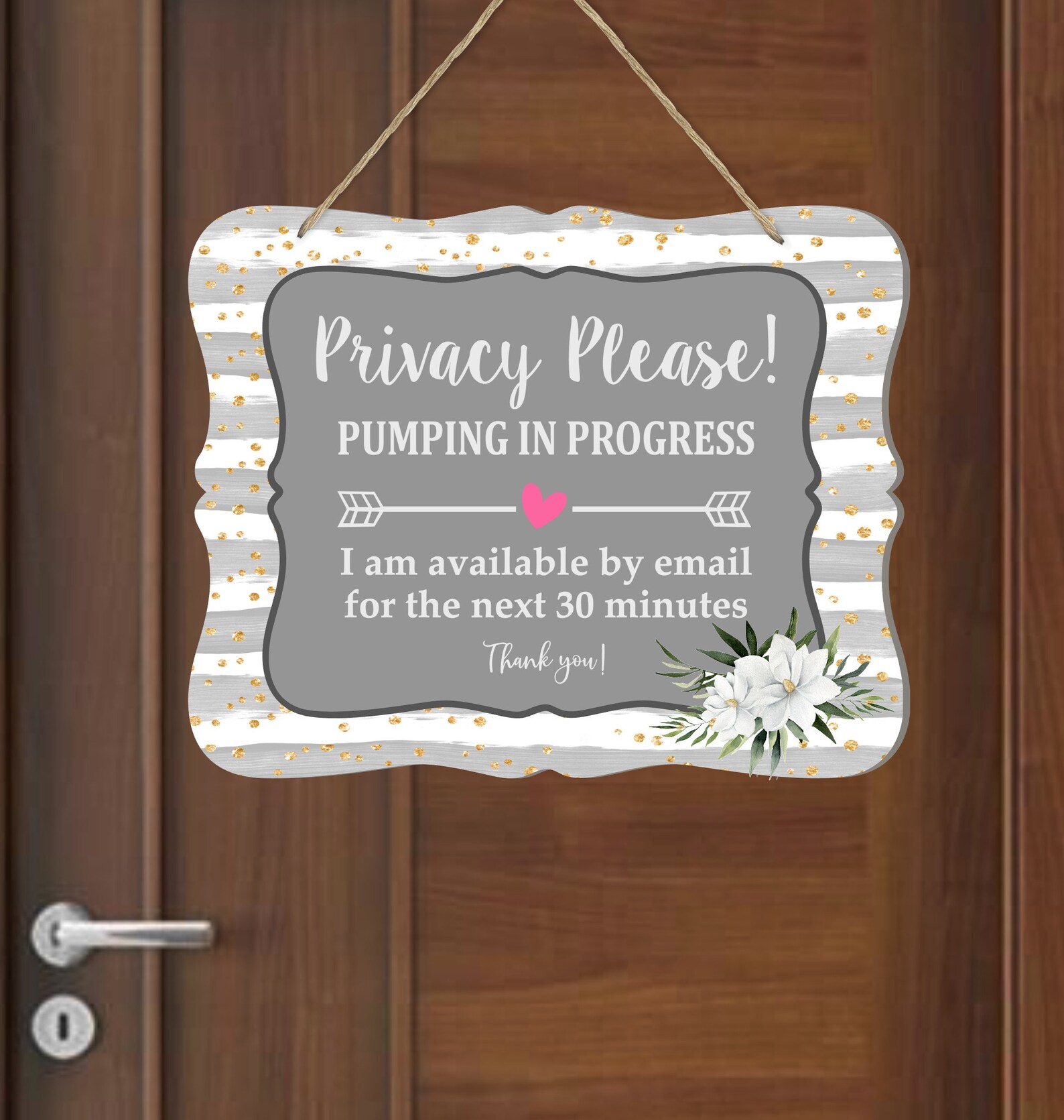 Breastfeeding Sign for Door, Sign for Nursing Mom, Gift for New Mother ...