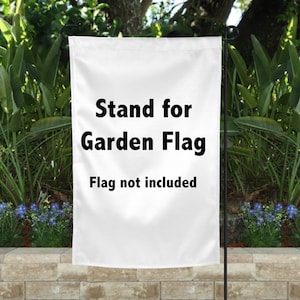 Garden Flag Holder ONLY, Yard Flag Display Holder, Garden Flag Stand ...