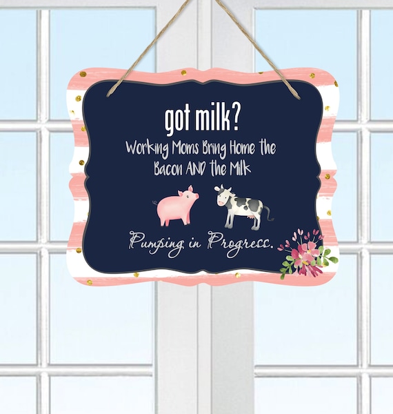 Breastfeeding Sign for Door Sign for Nursing Mom Gift for | Etsy