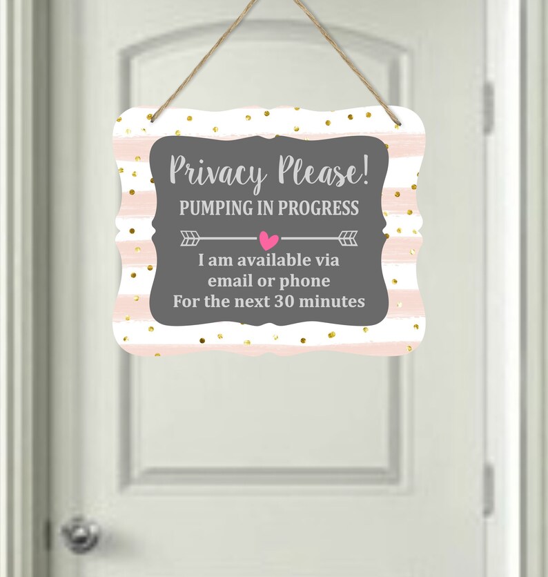 Breastfeeding Sign for Door Sign for Nursing Mom Gift for | Etsy