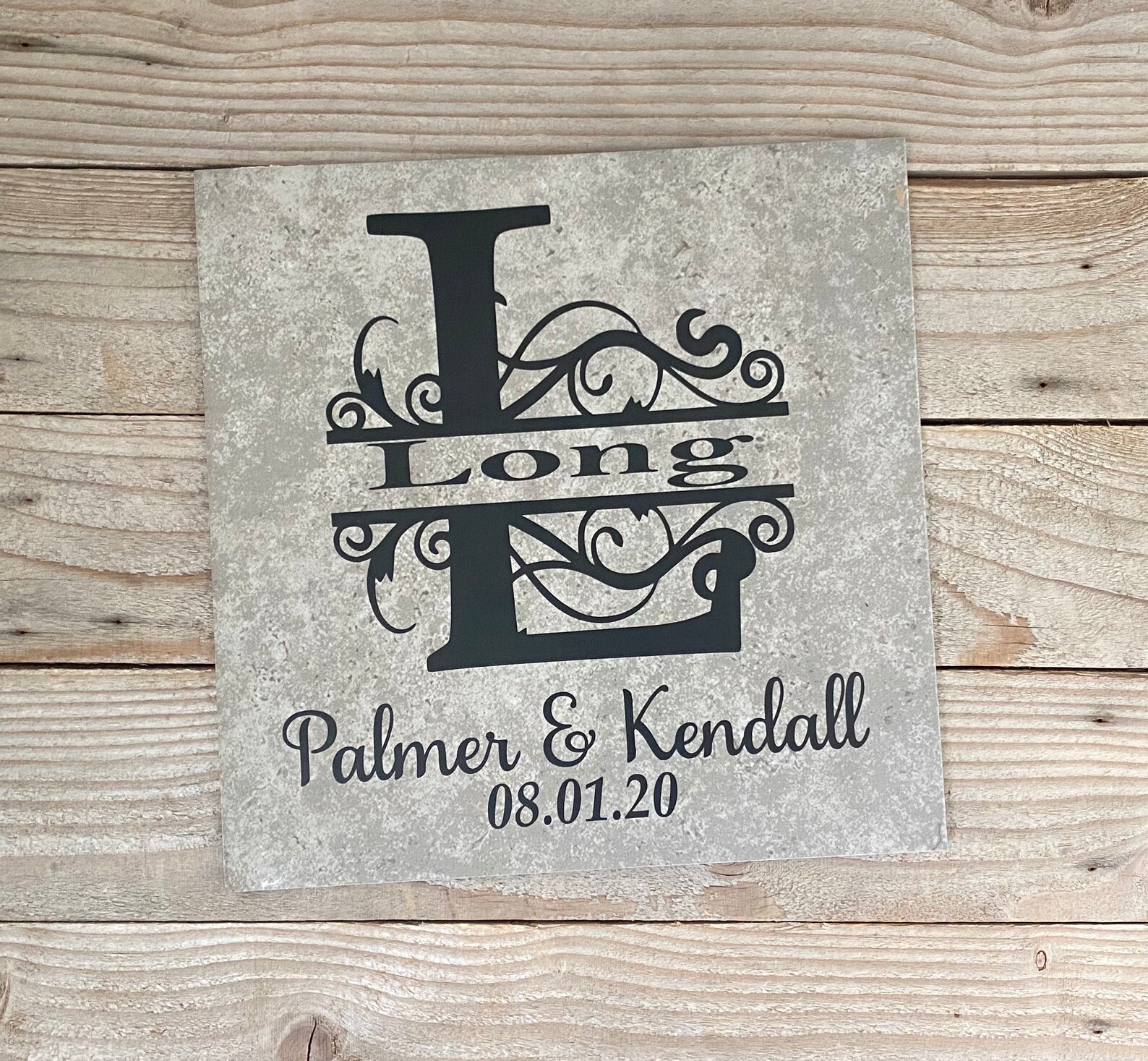 Family Name Plaque Family Name Sign Newlywed Gifts Last - Etsy