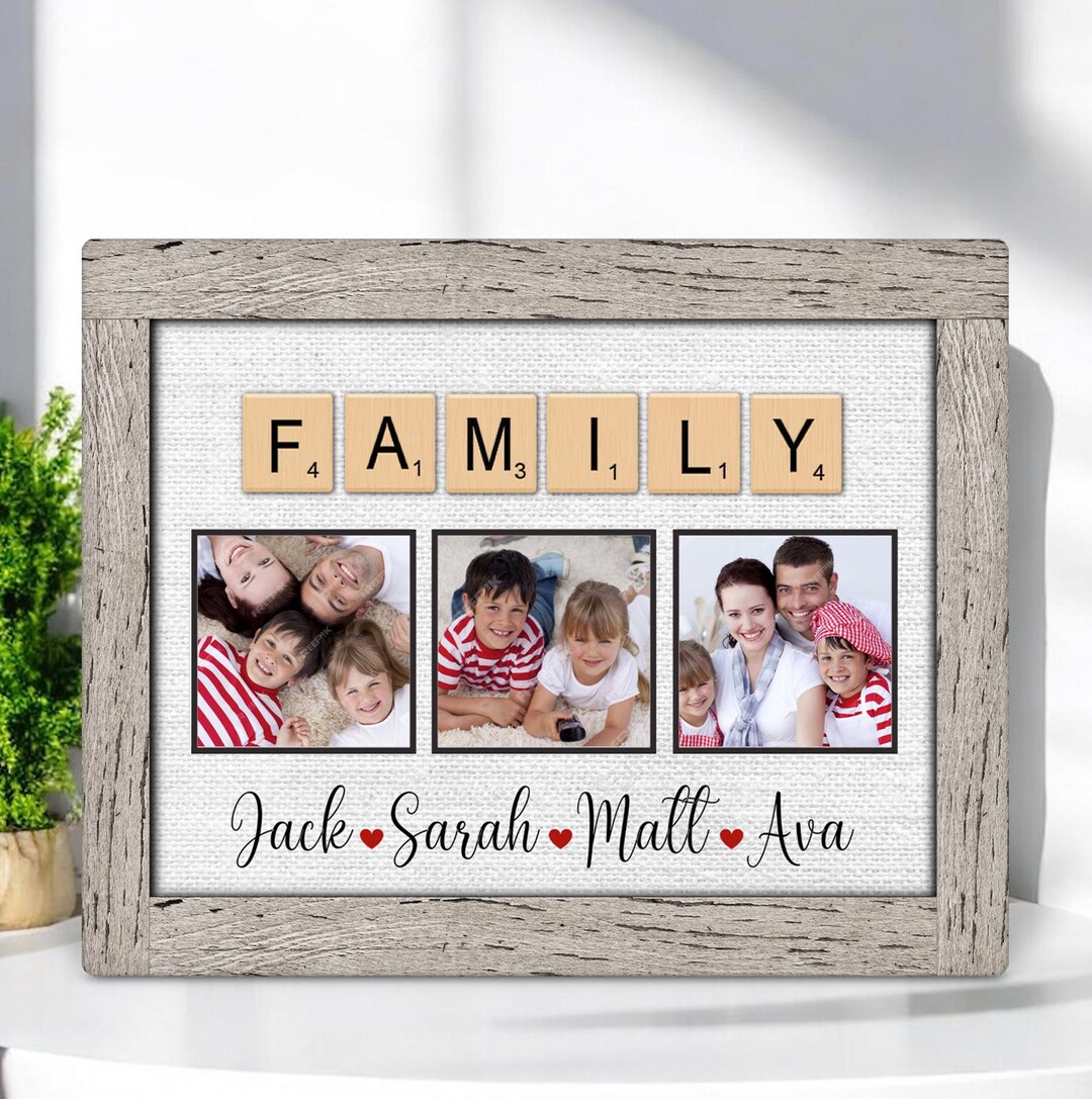 Personalized Family Picture Frame, Family Photo Frame, Photo Frame for ...