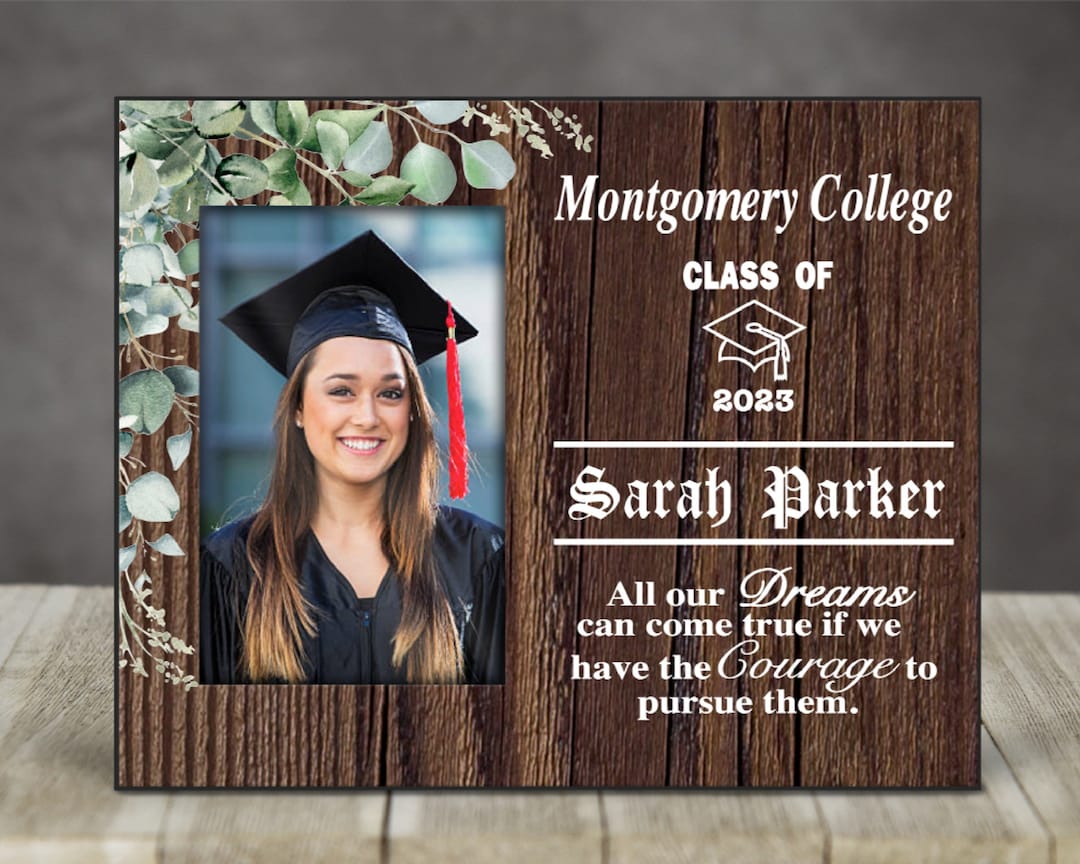 Personalized Graduation Picture Frame, Graduate Photo Frame, Class of ...