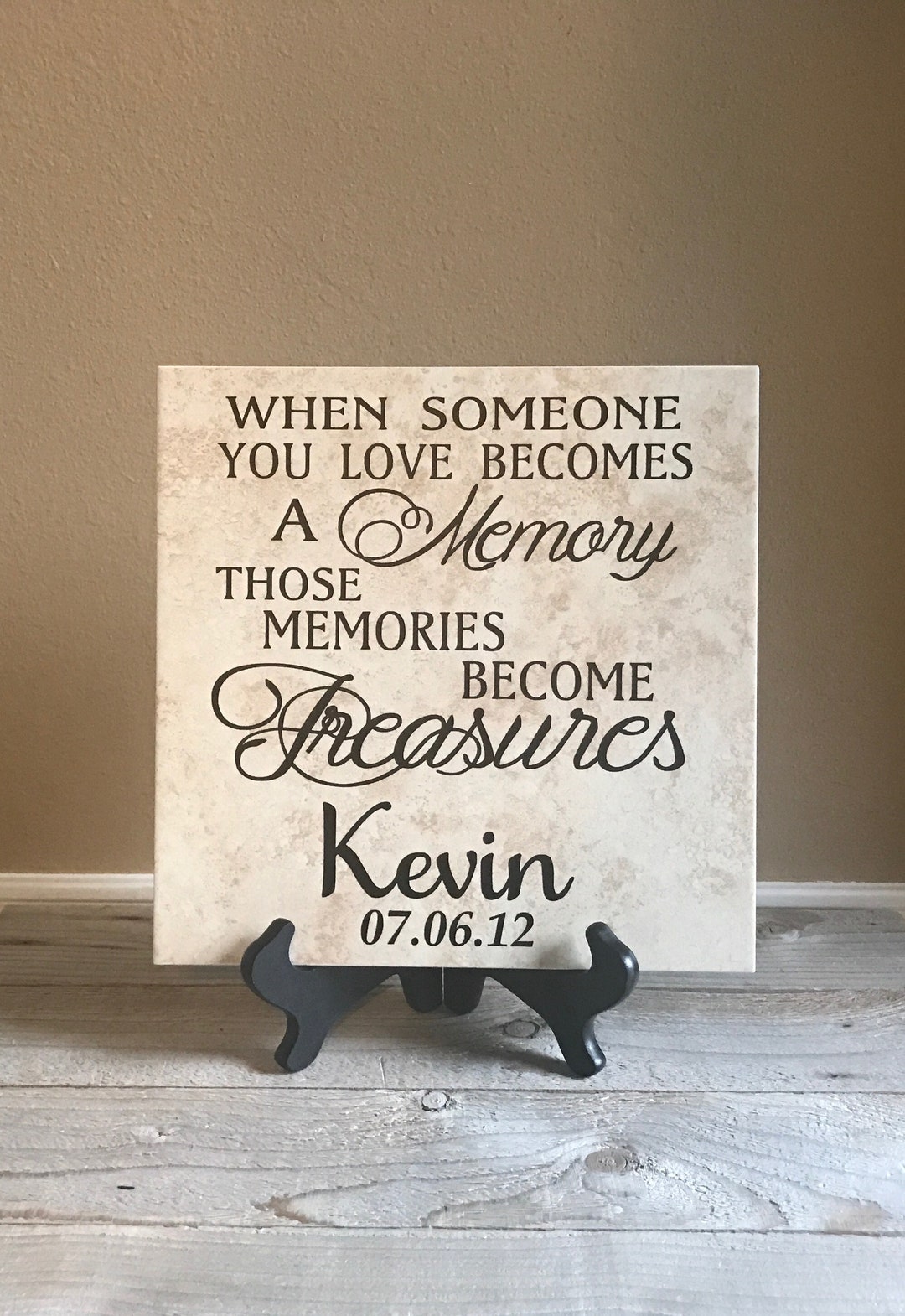 Remembrance Gift Remembrance Tile Remembrance Sign - Etsy