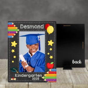 Personalized Preschool Graduation Frame, Kindergarten Photo Frame, Pre ...