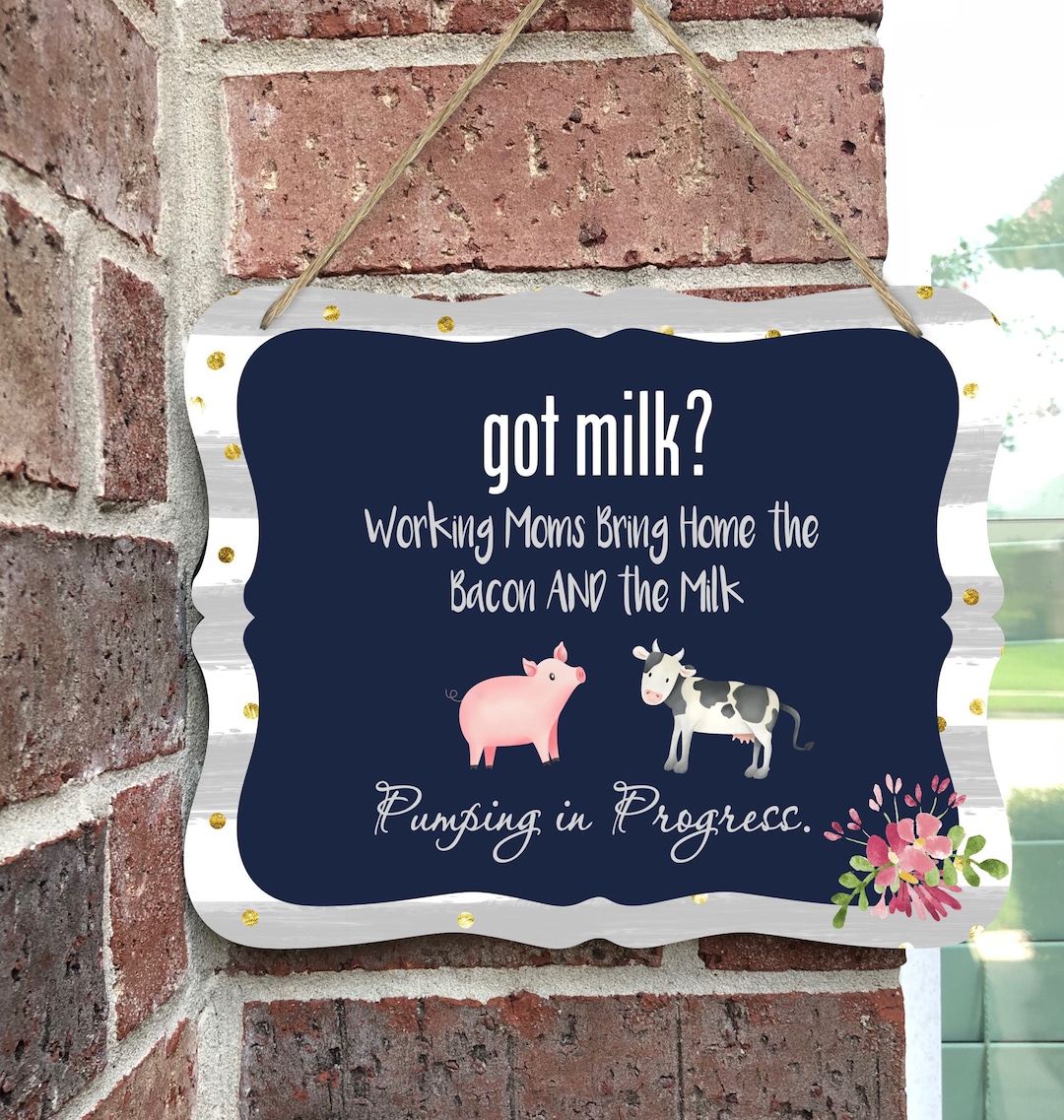 Breastfeeding Sign for Door, Sign for Nursing Mom, Gift for New Mother ...