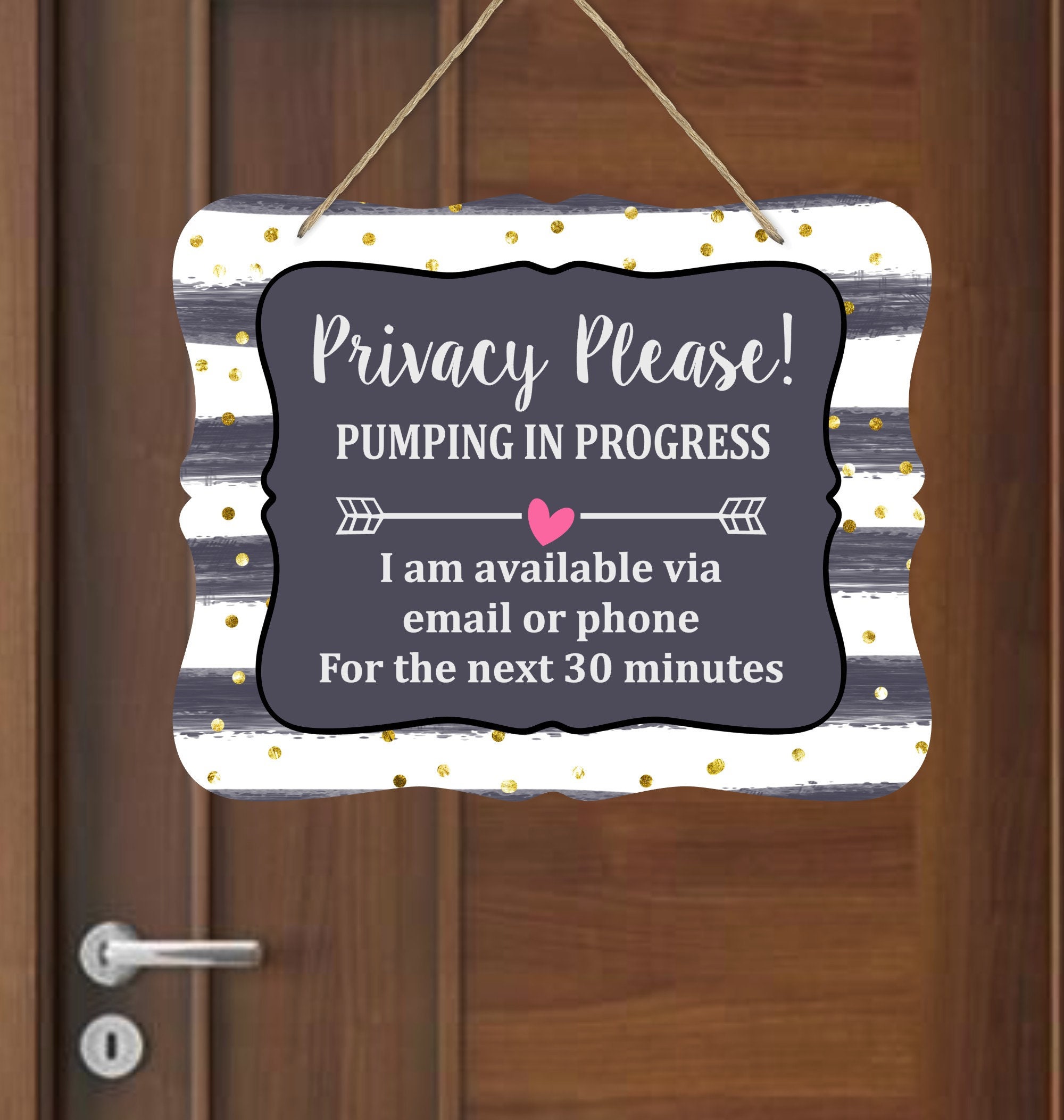 Breastfeeding Sign for Door, Sign for Nursing Mom, Gift for New Mother ...
