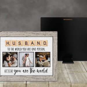 Husband Picture Frame, Special Unique Gift for Husband, Valentine's Day ...