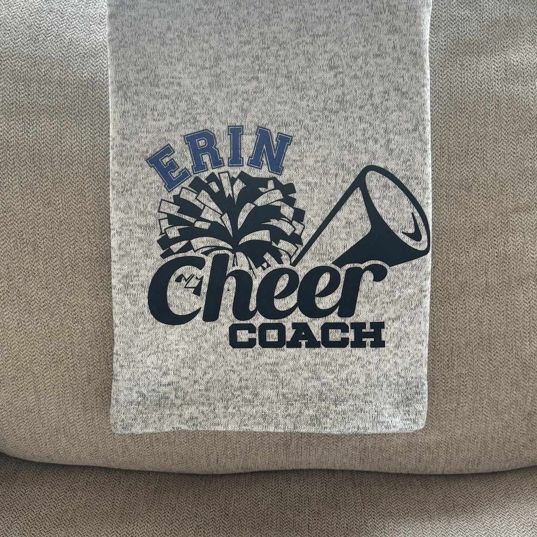 Personalized Cheer Coach Throw Blanket Coach Birthday Gift - Etsy