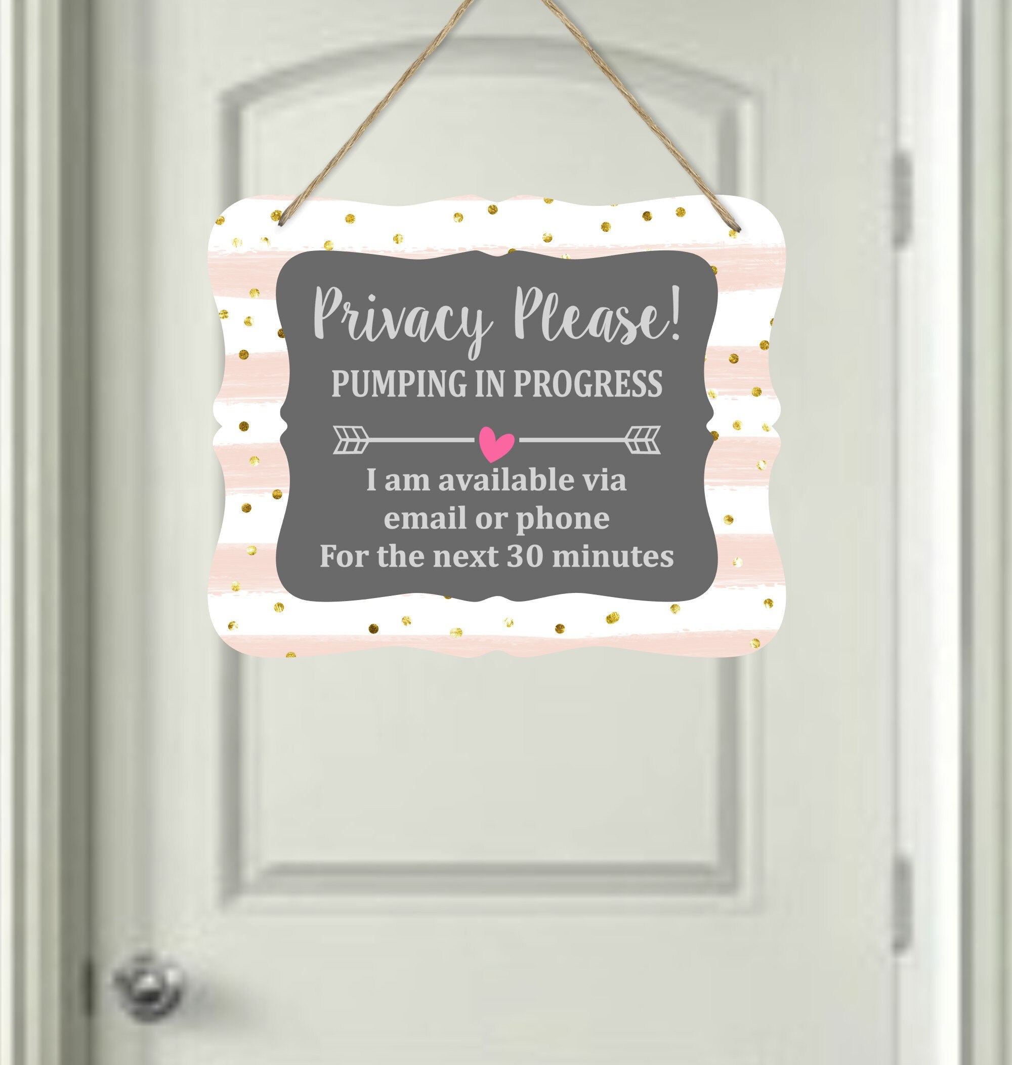 Breastfeeding Sign for Door, Sign for Nursing Mom, Gift for New Mother ...