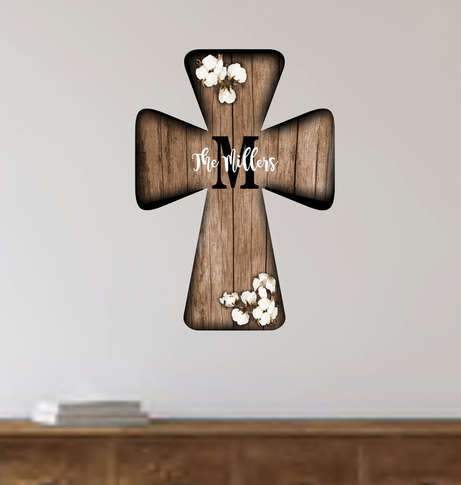Personalized Farmhouse Cross Wall Cross Decor Cross Door - Etsy