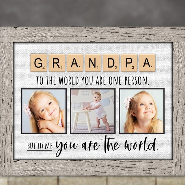 Grandpa Photo Frame - Etsy