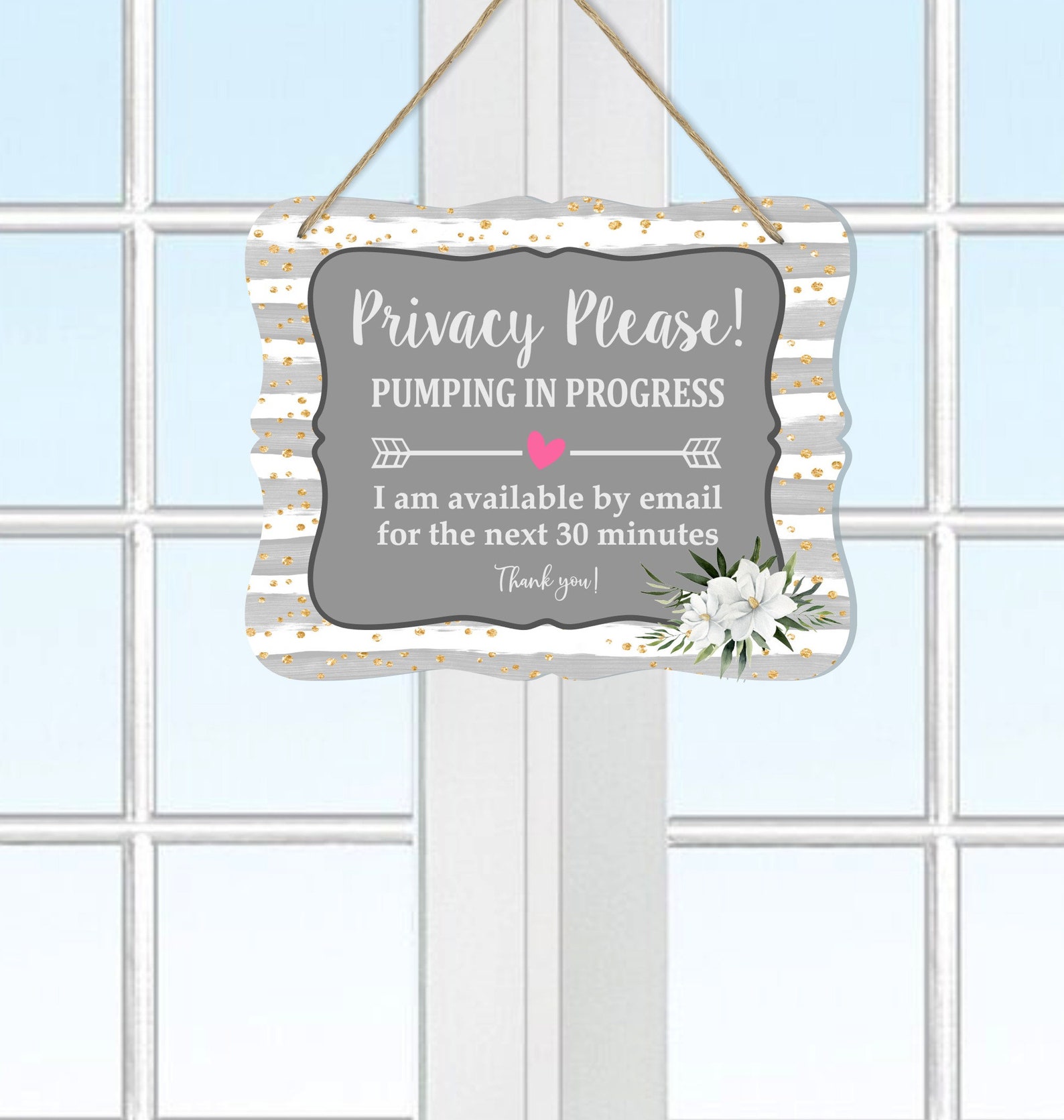 Breastfeeding Sign for Door, Sign for Nursing Mom, Gift for New Mother ...