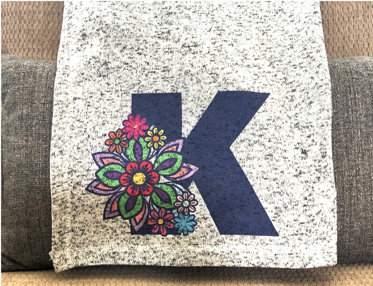 Monogrammed Blanket Personalized Throw Blanket Couch Throw - Etsy